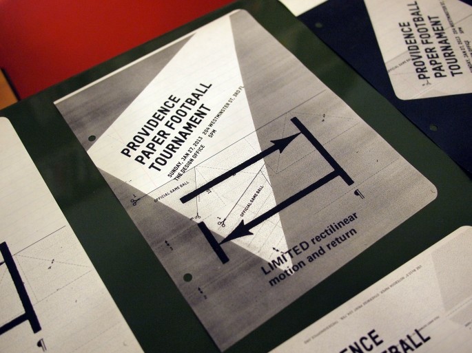 The Design Office: Paper Football Poster Workshop