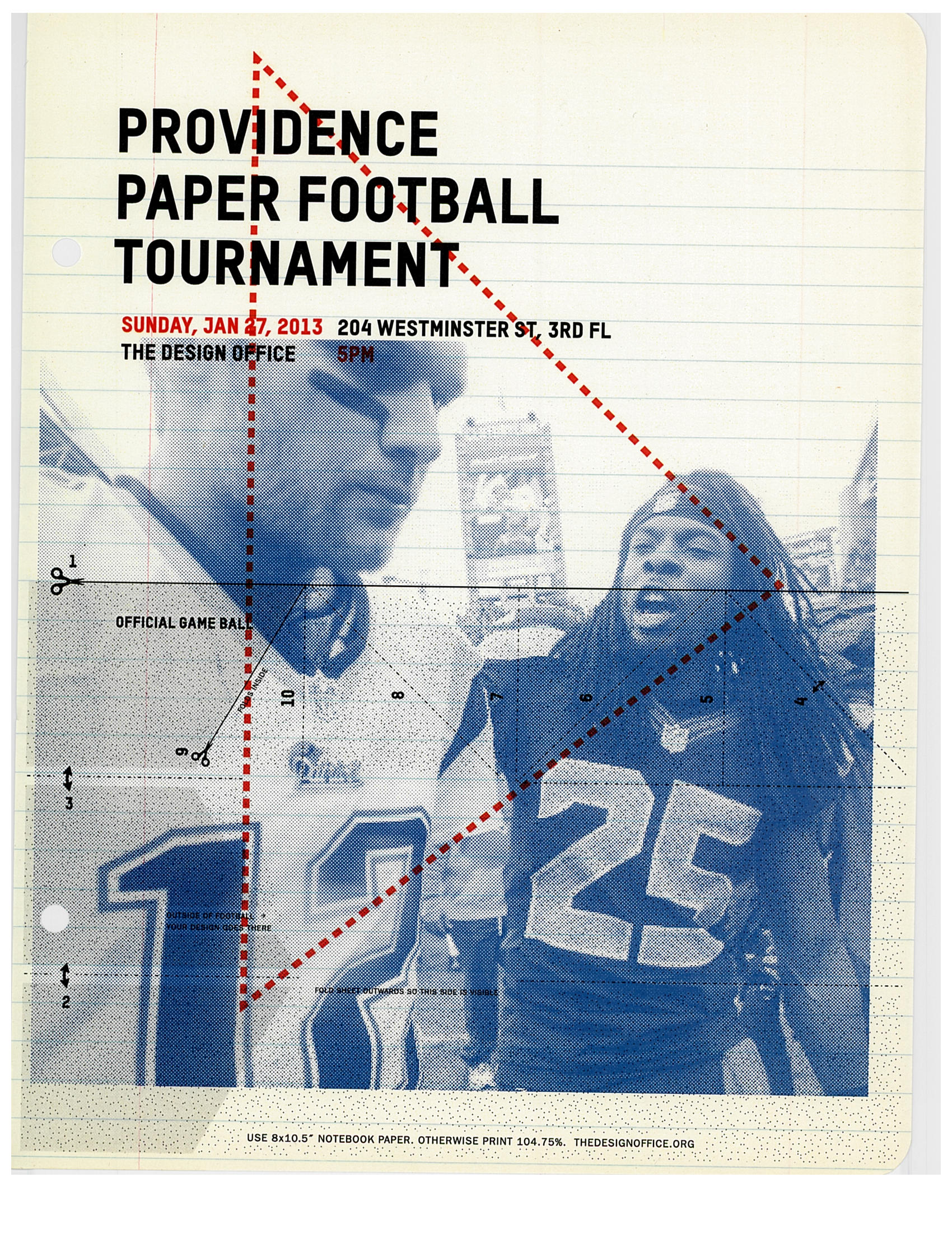 The Design Office: Paper Football Poster Workshop