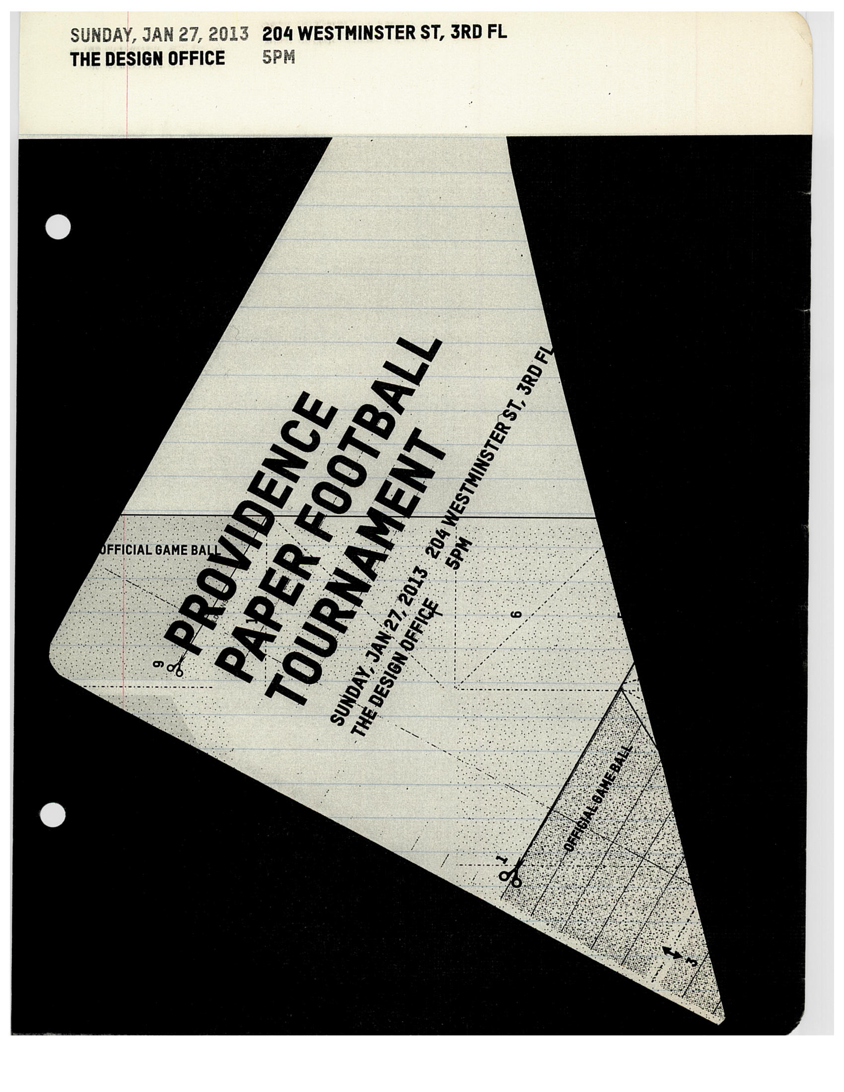 The Design Office: Paper Football Poster Workshop