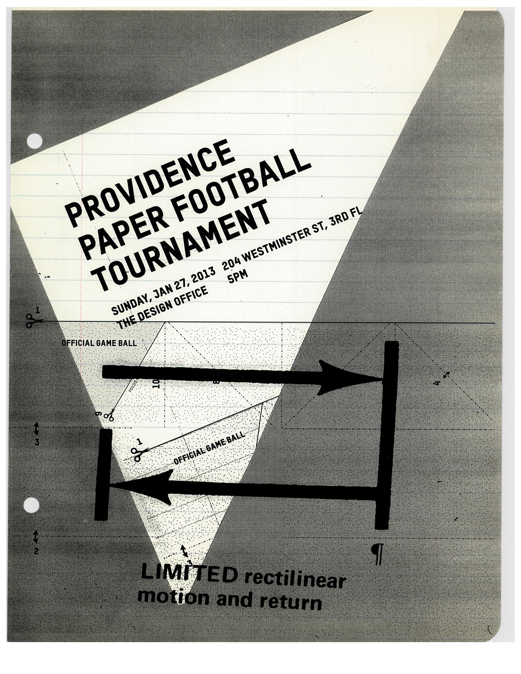 The Design Office: Paper Football Poster Workshop