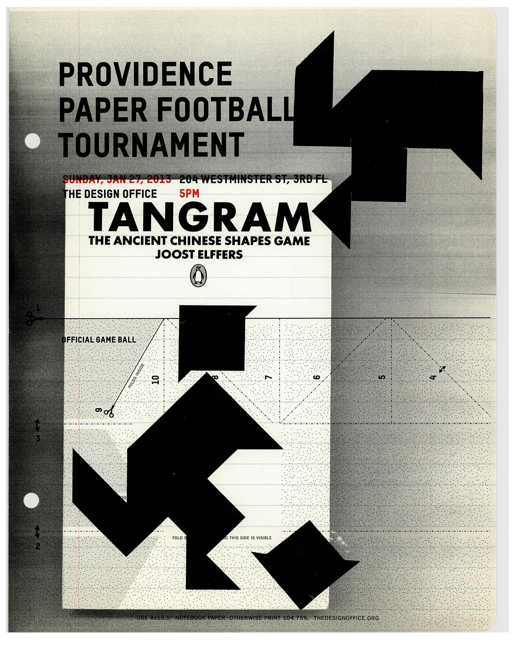 The Design Office: Paper Football Poster Workshop